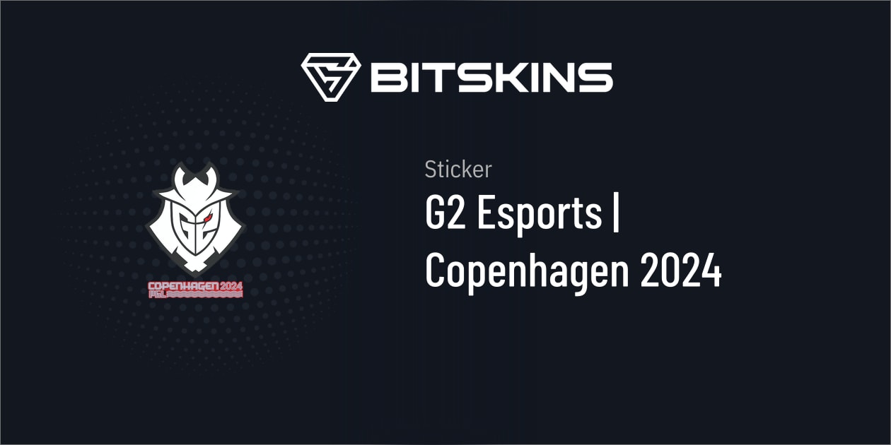 Sticker | G2 Esports | Copenhagen 2024 - CS2 Item | Buy Now on BitSkins