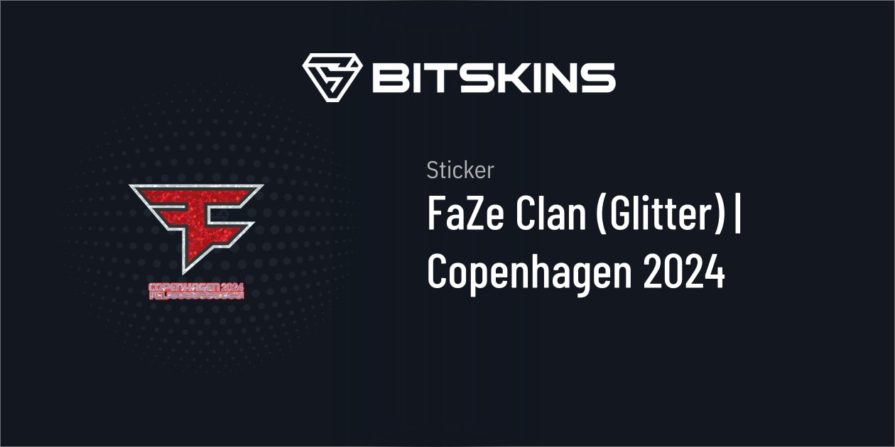 Sticker | FaZe Clan (Glitter) | Copenhagen 2024 - CS2 Item | Buy Now on ...