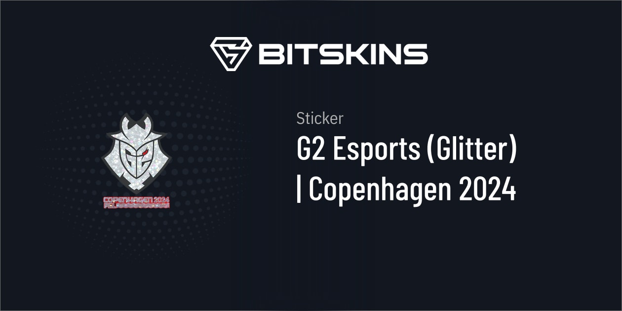 Sticker | G2 Esports (Glitter) | Copenhagen 2024 - CS2 Item | Buy Now ...