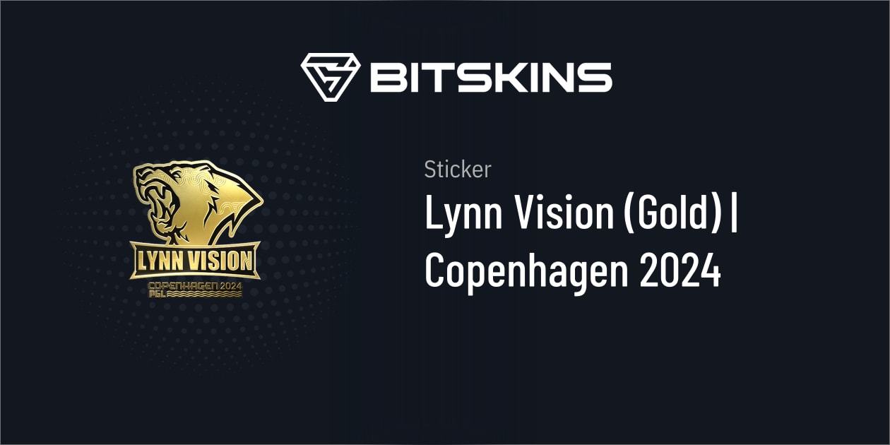 Sticker | Lynn Vision (Gold) | Copenhagen 2024 - CS2 Item | Buy Now on ...