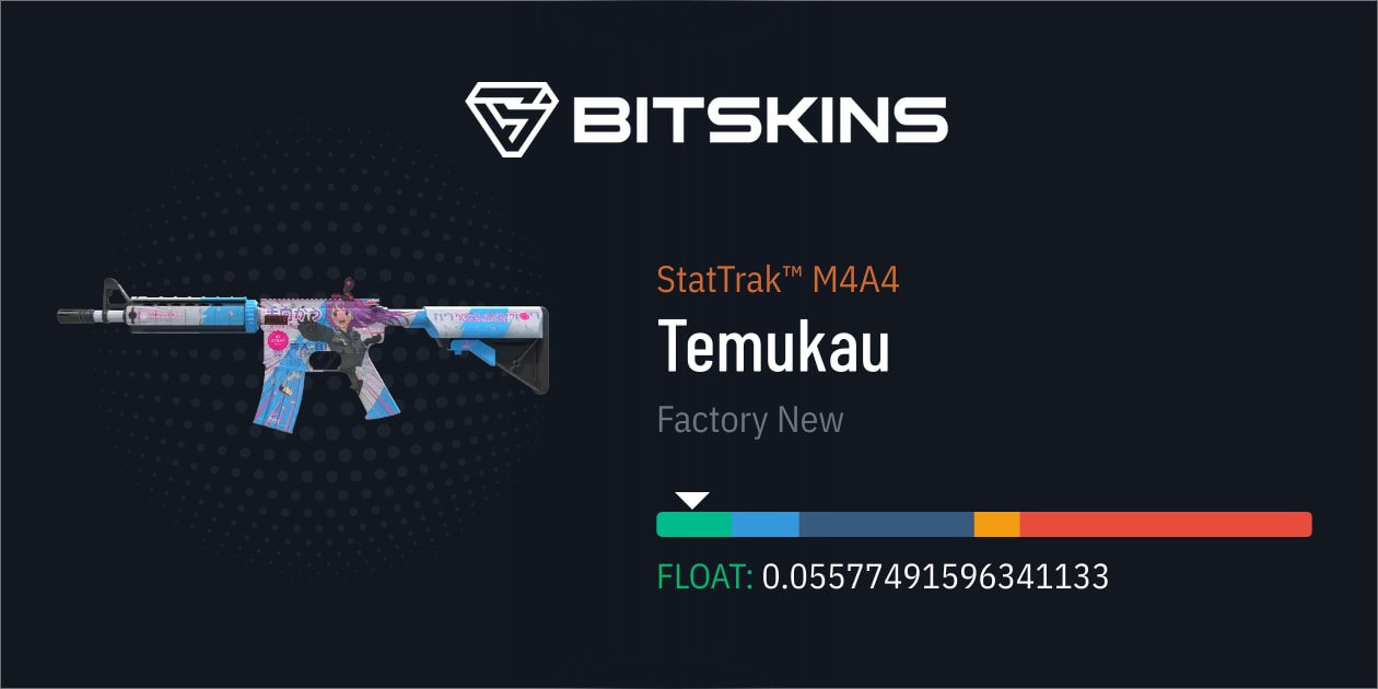 StatTrak™ M4A4 | Temukau (Factory New) - CS2 Item | Buy Now on BitSkins