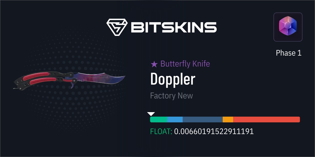 Butterfly Knife | Doppler Phase 1 (Factory New) - CS2 Item | Buy Now on ...