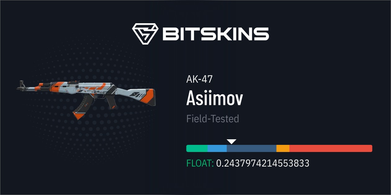 AK-47 | Asiimov (Field-Tested) - CS2 Item | Buy Now on BitSkins