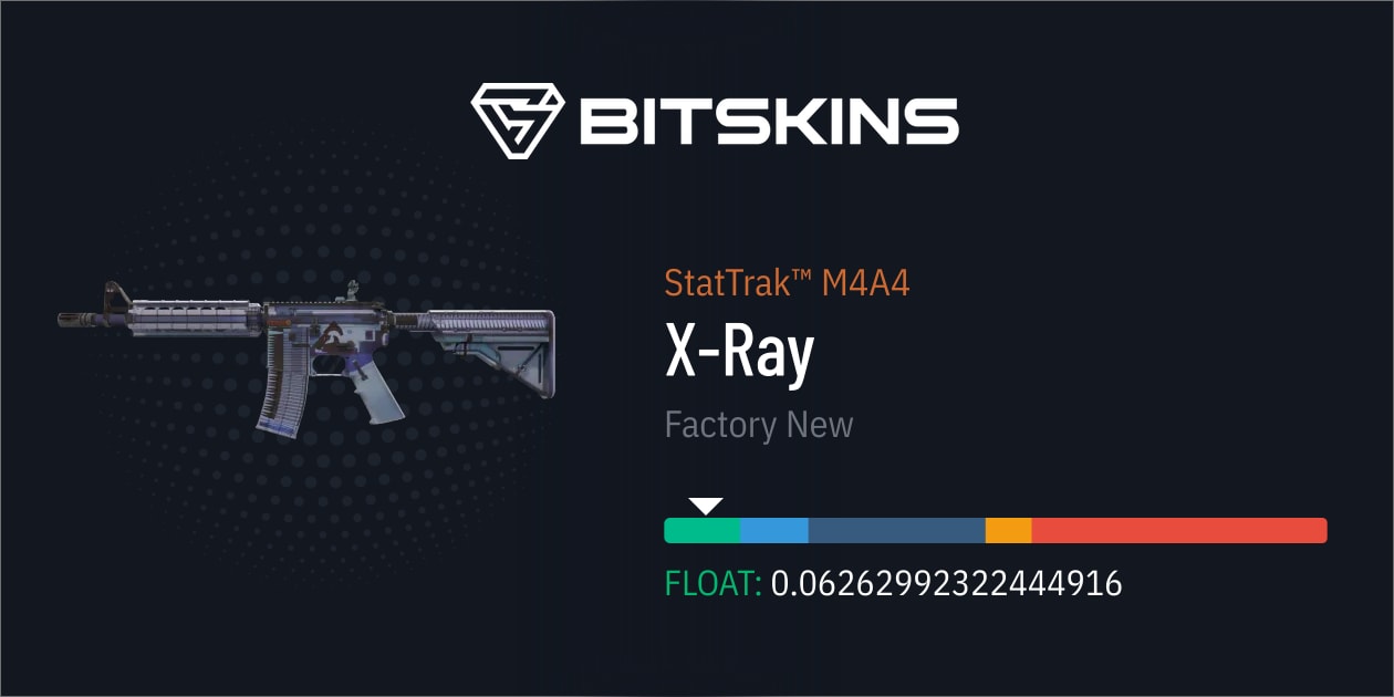 StatTrak™ M4A4 | X-Ray (Factory New) - CS2 Item | Buy Now on BitSkins