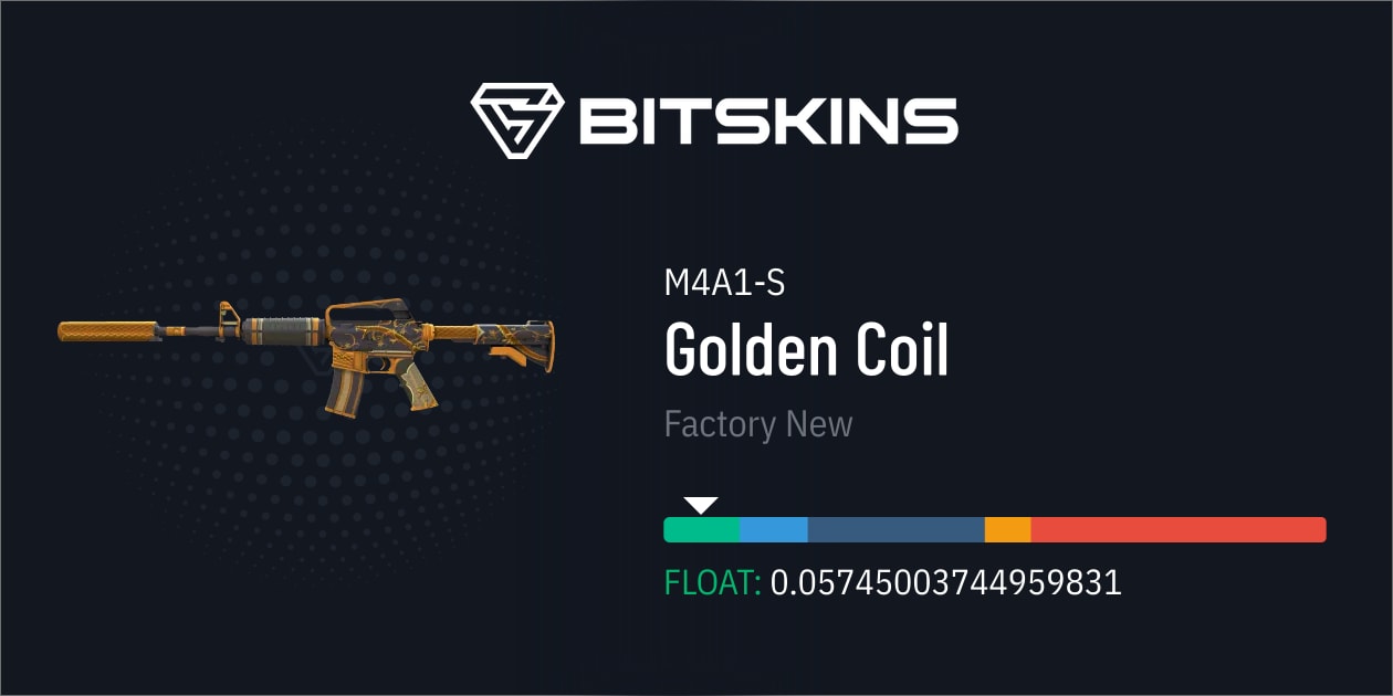 M4A1-S | Golden Coil (Factory New) - CS2 皮肤 | 查找并交易您想要的 CS2 物品