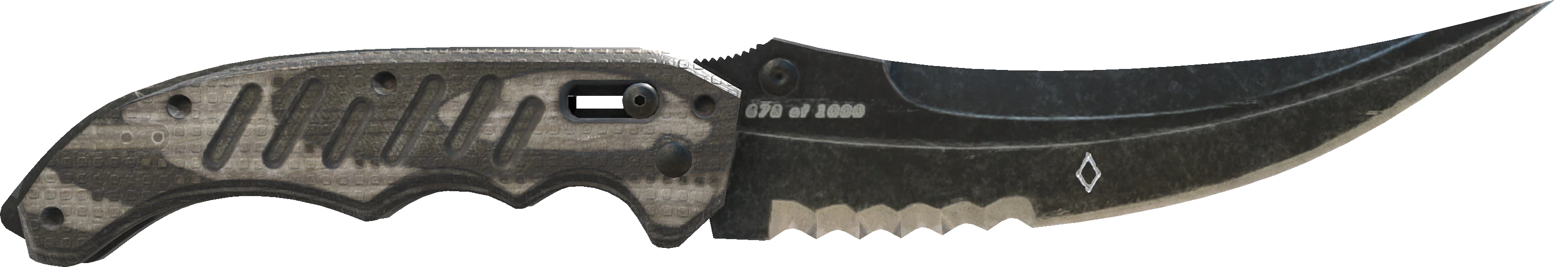 StatTrak™ Flip Knife | Black Laminate (Well-Worn) - CS2 Skins | Find ...