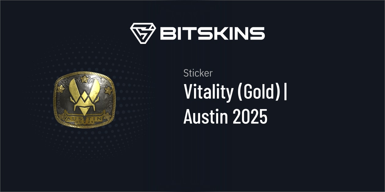 Sticker | Vitality (Gold) | Austin 2025 - CS2 皮肤 | 查找并交易您想要的 CS2 物品