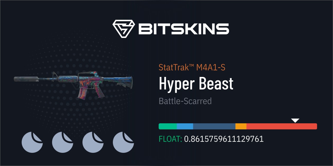 StatTrak™ M4A1-S | Hyper Beast (Battle-Scarred) - CS2 Item | Buy Now on ...