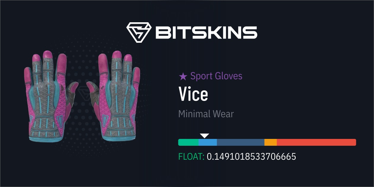 Sport Gloves | Vice (Minimal Wear) - CS2 Item | Buy Now on BitSkins
