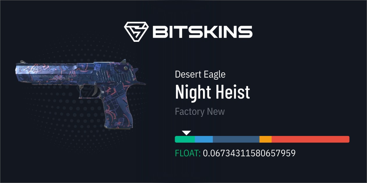 Desert Eagle | Night Heist (Factory New) - CS2 Item | Buy Now on BitSkins