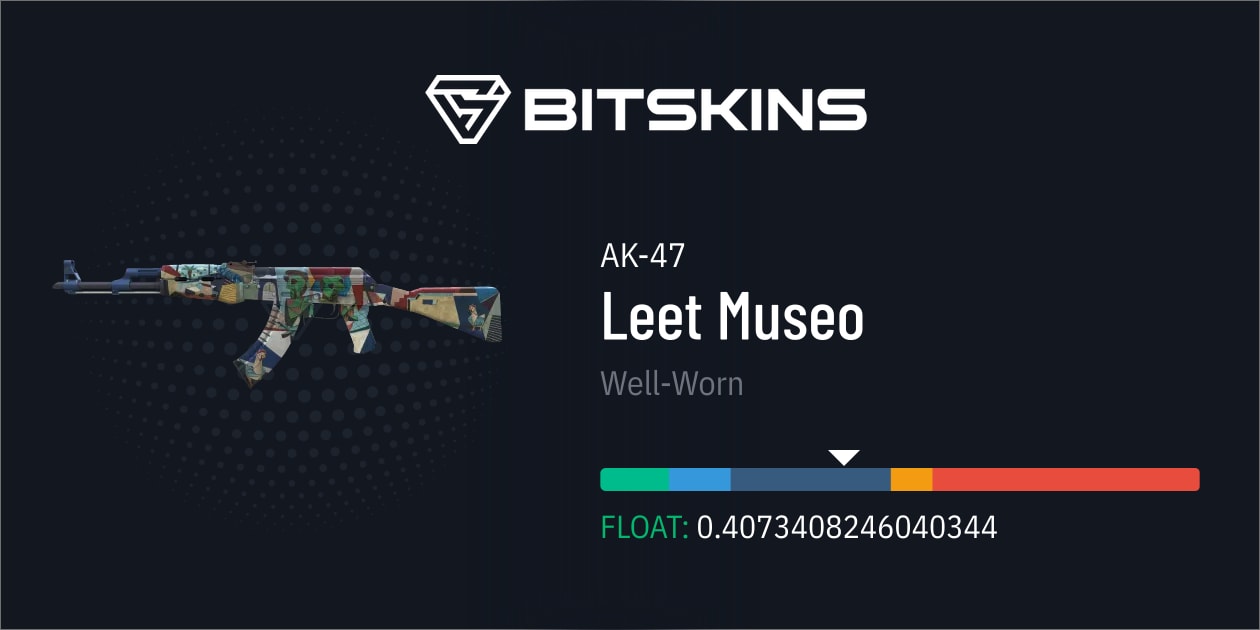 AK-47 | Leet Museo (Well-Worn) - CS2 Item | Buy Now on BitSkins
