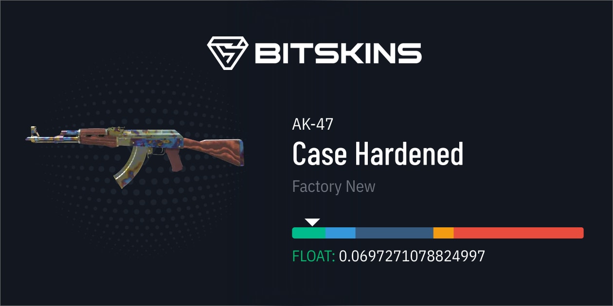 AK-47 | Case Hardened (Factory New) - CS2 Item | Buy Now on BitSkins