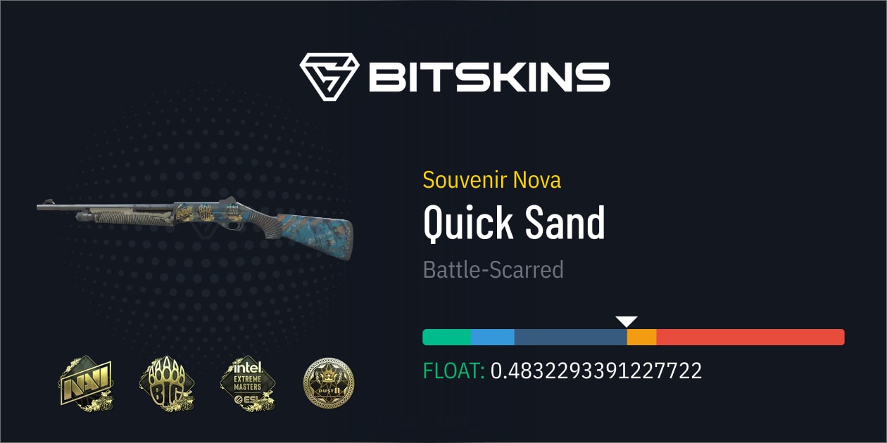 Souvenir Nova | Quick Sand (Battle-Scarred) - CS2 Skins | Find and Trade Your Desired CS2 Items
