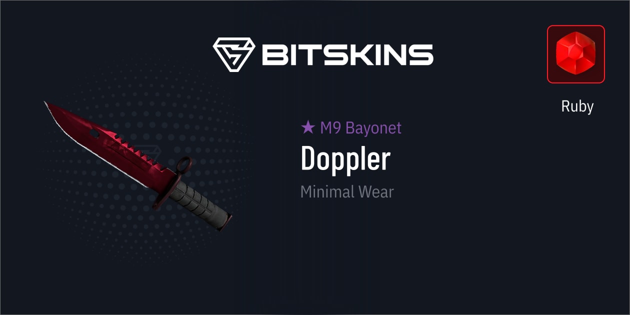 M9 Bayonet | Doppler Ruby (Minimal Wear) - CS2 Item | Buy Now on BitSkins