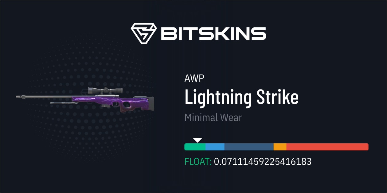 AWP | Lightning Strike (Minimal Wear) - CS2 Item | Buy Now on BitSkins