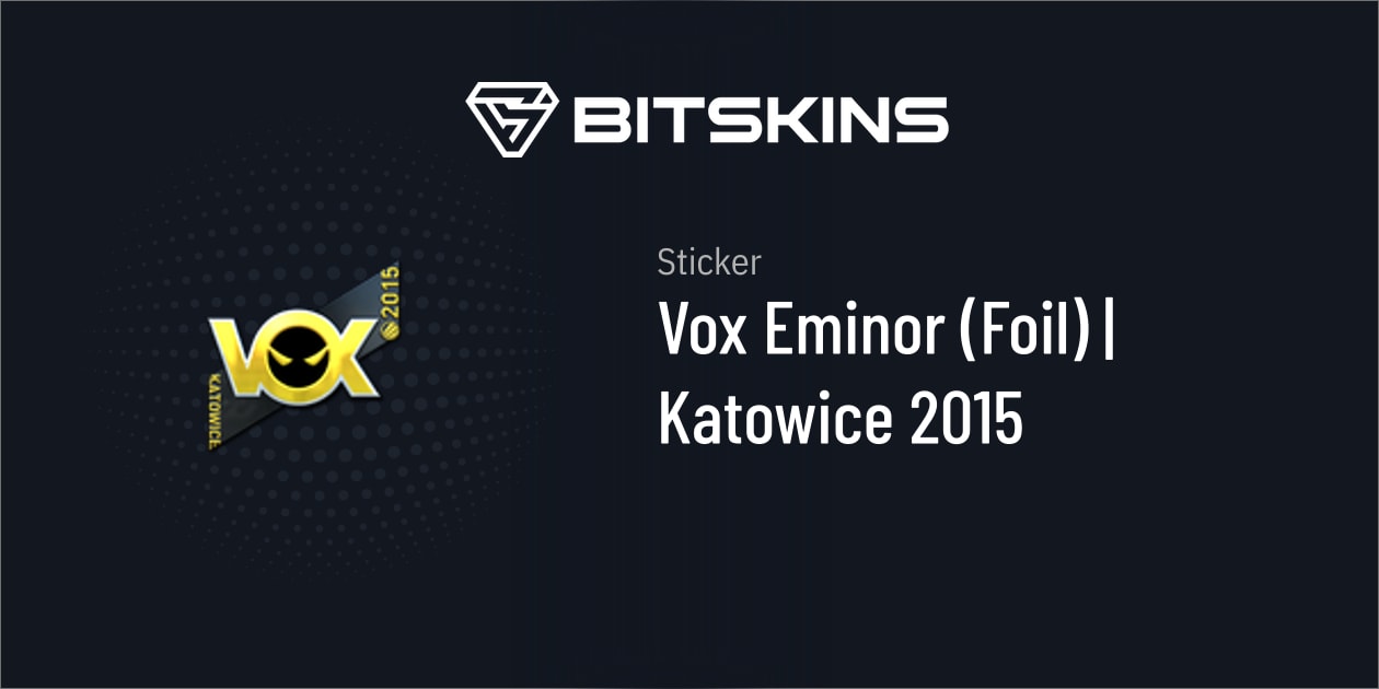Vox Eminor Logo Sticker | Vox Eminor (Holo) | Katowice 2015 | Detailed