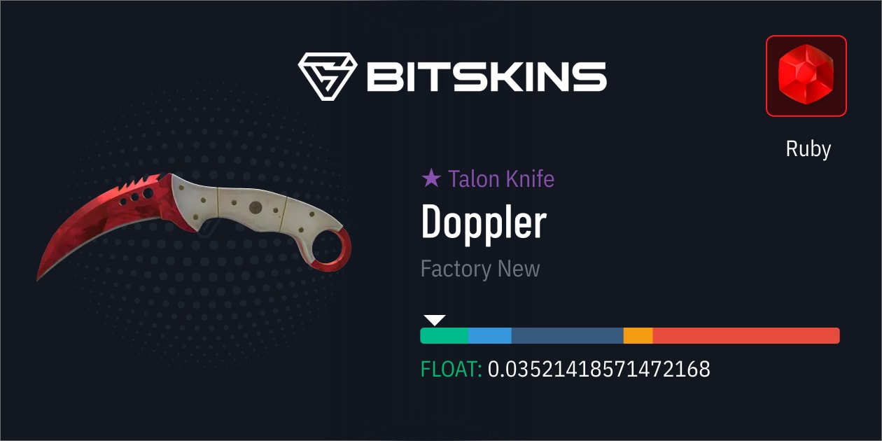 Talon Knife | Doppler Ruby (Factory New) - CS2 皮肤 | 查找并交易您想要的 CS2 物品
