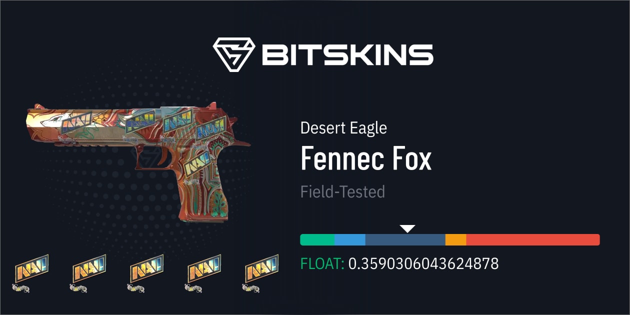 Desert Eagle | Fennec Fox (Field-Tested) - CS2 Item | Buy Now on BitSkins