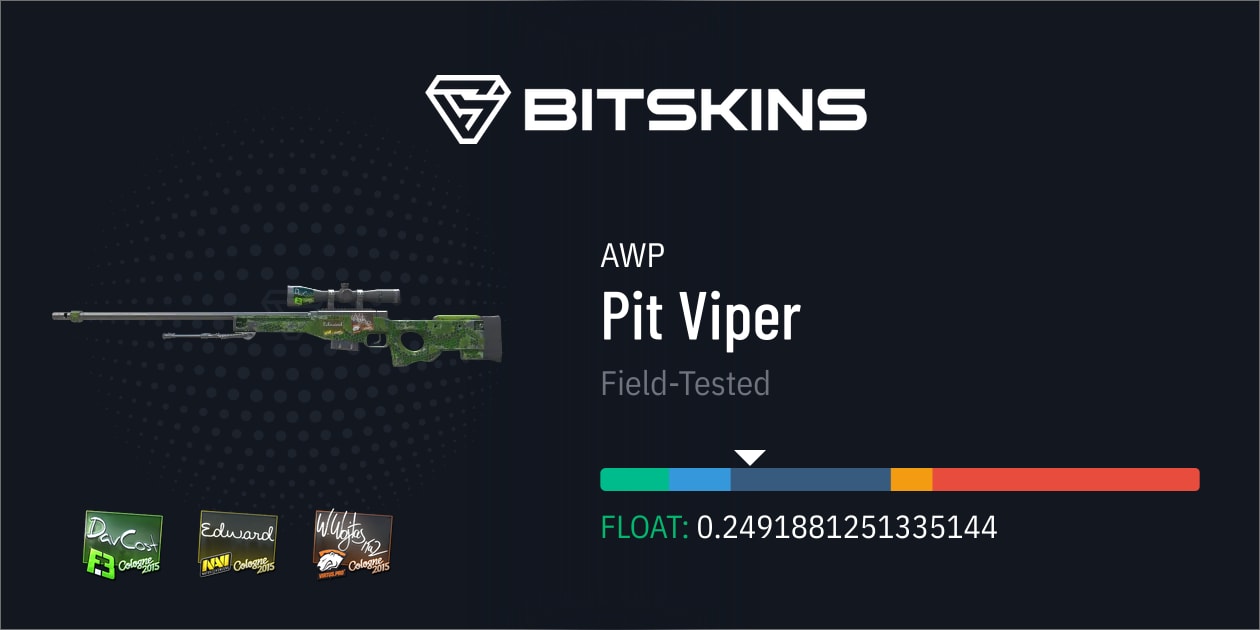 AWP | Pit Viper (Field-Tested) - CS2 Item | Buy Now on BitSkins