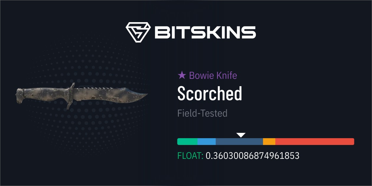 Bowie Knife Scorched Field Tested Cs2 Item Buy Now On Bitskins