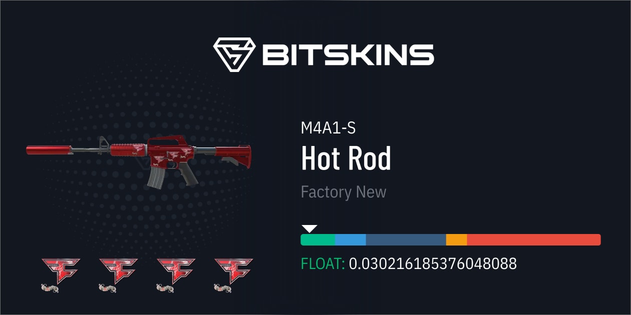 M4A1-S | Hot Rod (Factory New) - CS2 Skins | Find and Trade Your ...