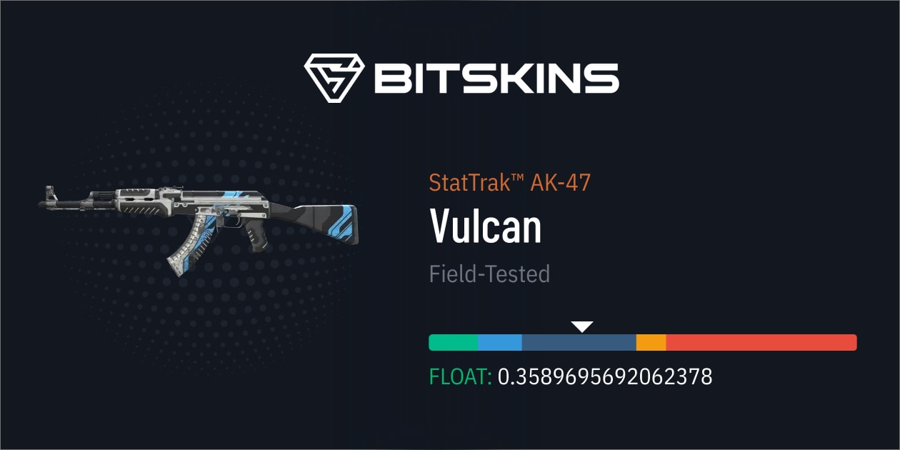 StatTrak™ AK-47 | Vulcan (Field-Tested) - CS2 Item | Buy Now on BitSkins
