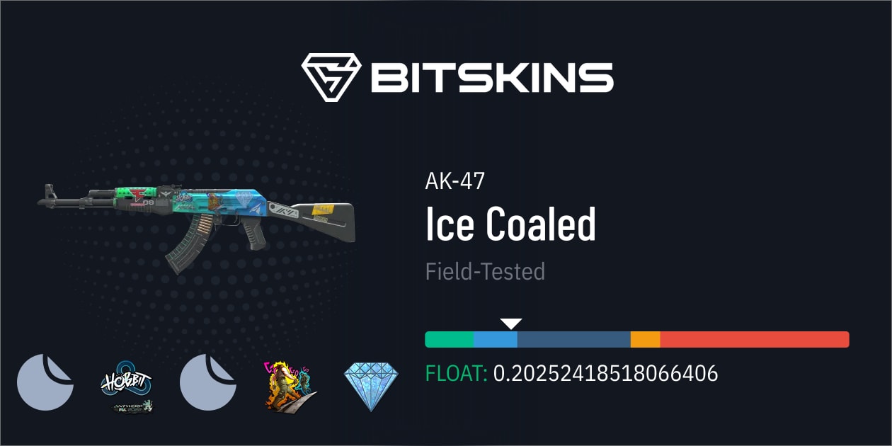 AK-47 | Ice Coaled (Field-Tested) - CS2 Item | Buy Now on BitSkins