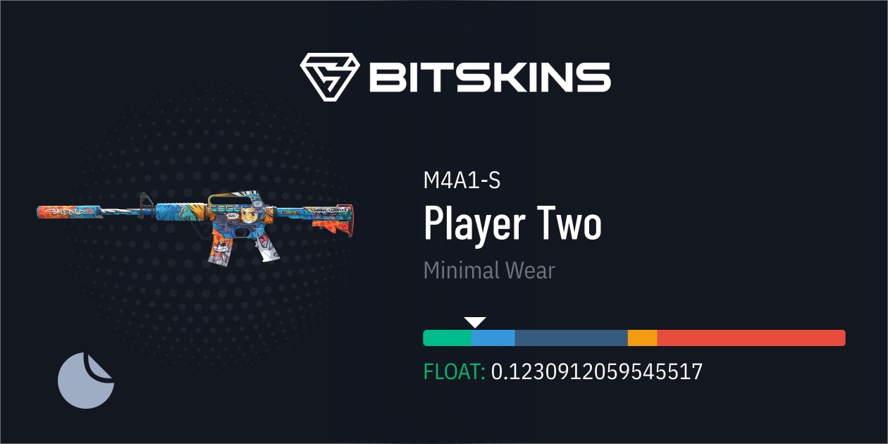 M4A1-S | Player Two (Minimal Wear) - CS2 Item | Buy Now on BitSkins