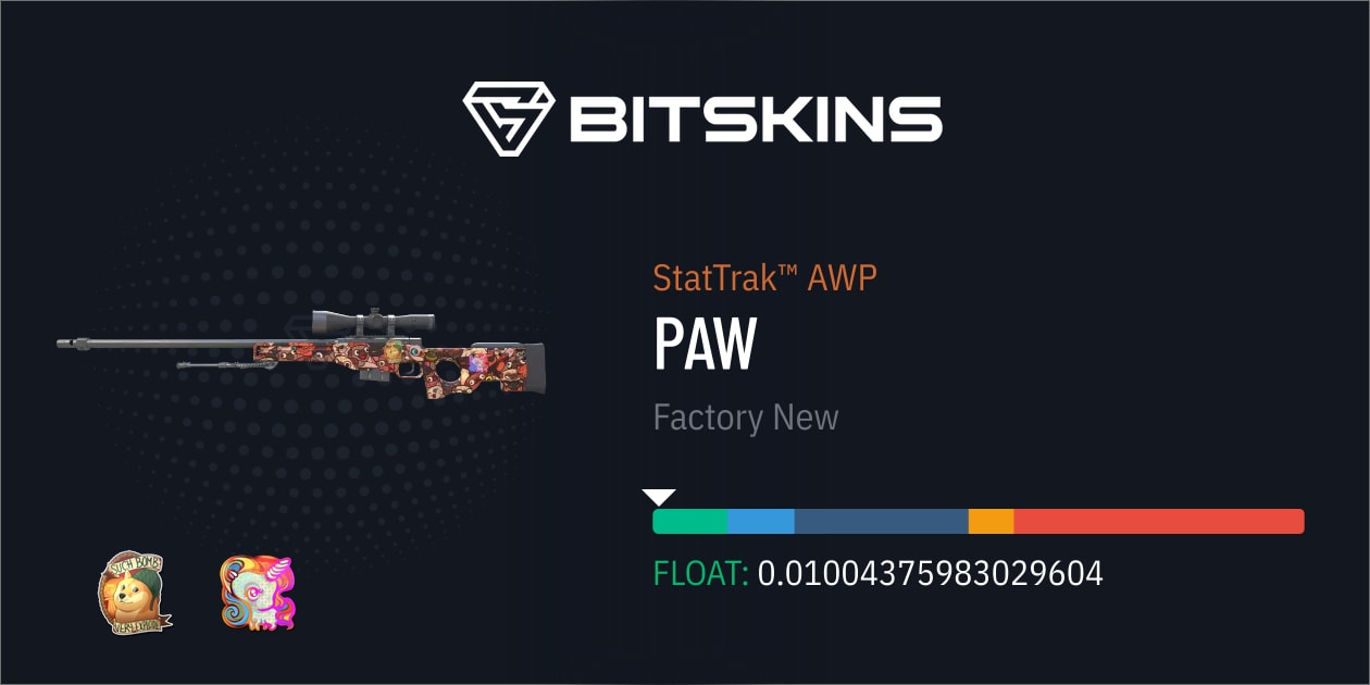 Stattrak™ Awp Paw Factory New Cs2 皮肤 查找并交易您想要的 Cs2 物品