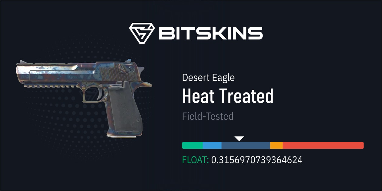 Desert Eagle | Heat Treated (Field-Tested) - CS2 Item | Buy Now on BitSkins