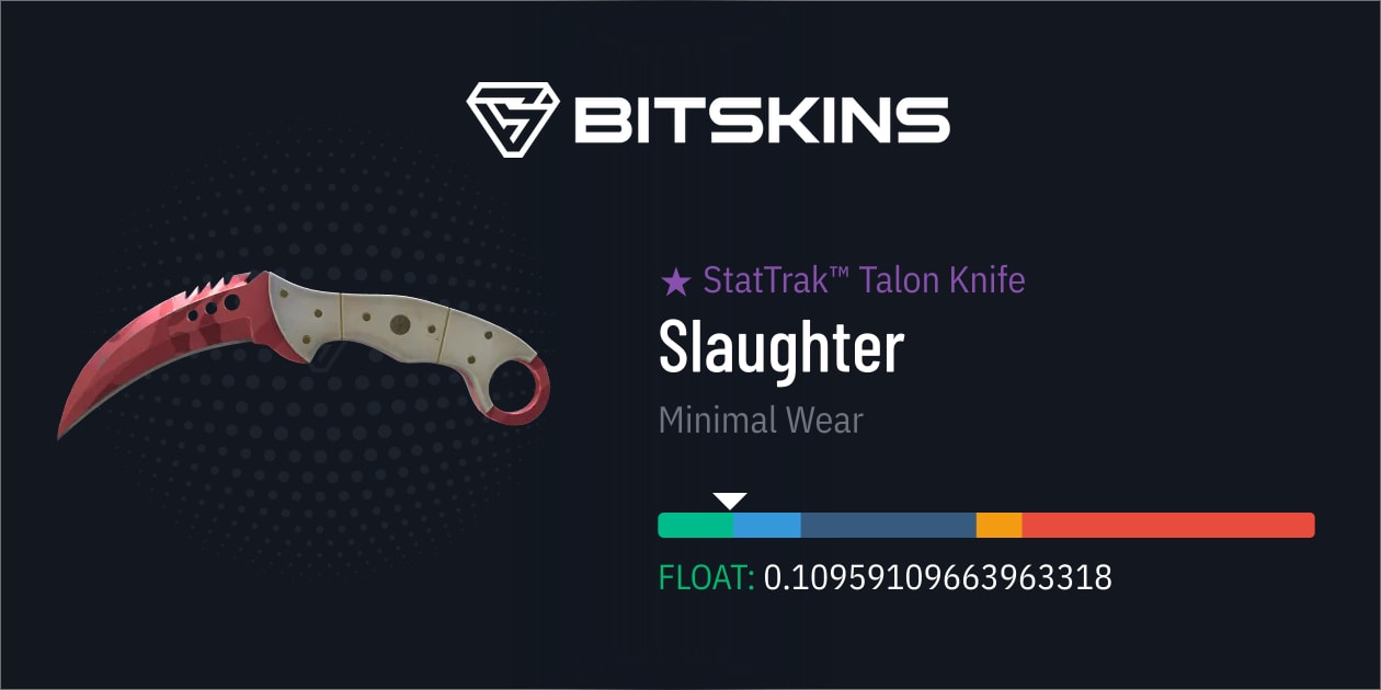 StatTrak™ Talon Knife | Slaughter (Minimal Wear) - CS2 Item | Buy Now ...