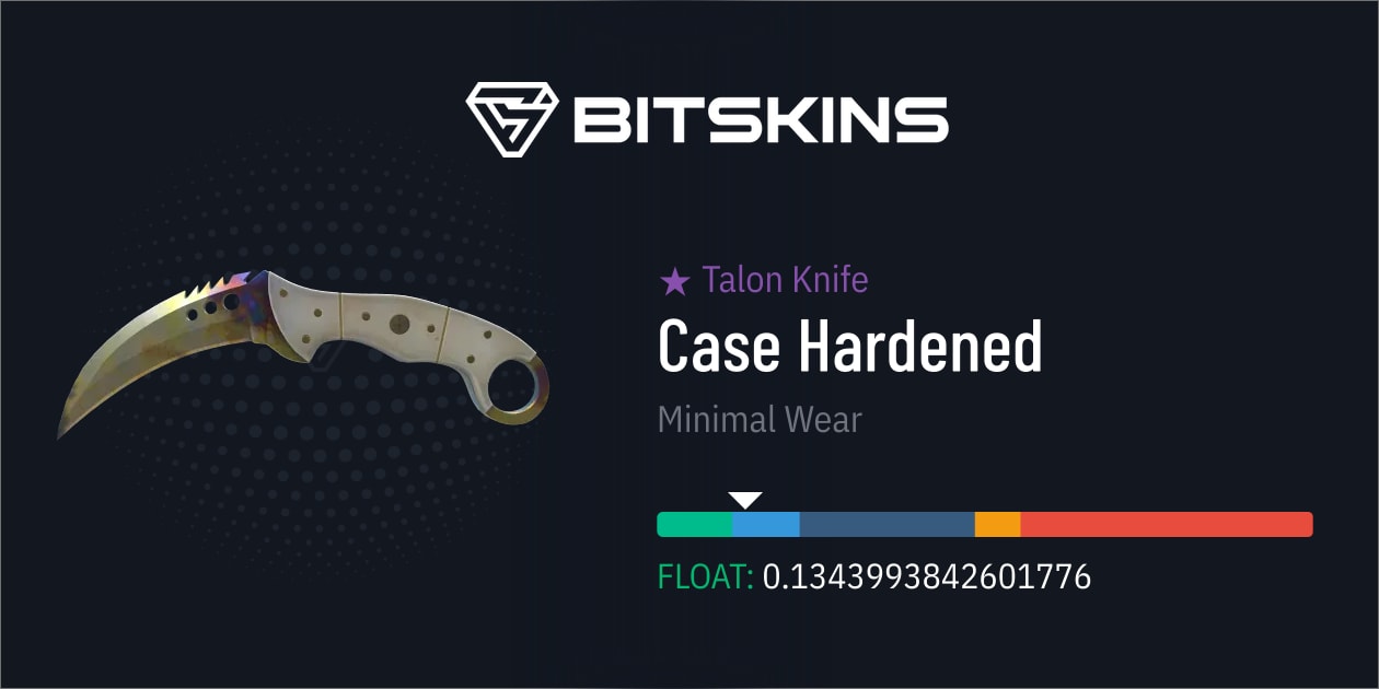 Talon Knife | Case Hardened (Minimal Wear) - CS2 Item | Buy Now on BitSkins