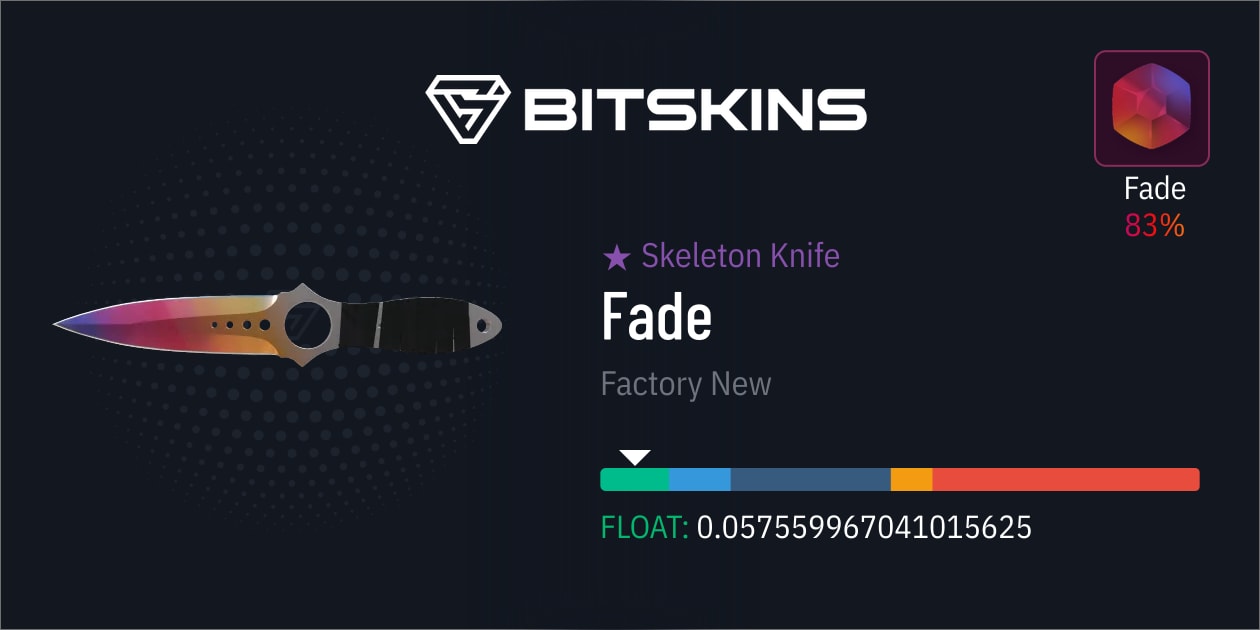 Skeleton Knife | Fade (Factory New) - CS2 Item | Buy Now on BitSkins