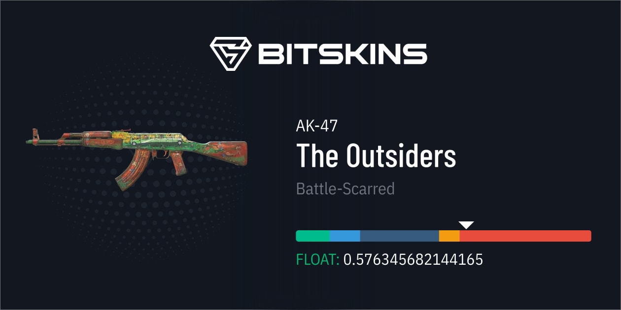 AK-47 | The Outsiders (Battle-Scarred) - CS2 Item | Buy Now on BitSkins