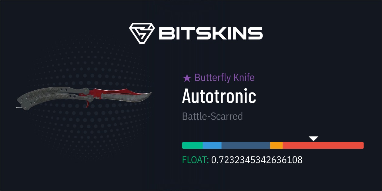 Butterfly Knife | Autotronic (Battle-Scarred) - CS2 Item | Buy Now on BitSkins