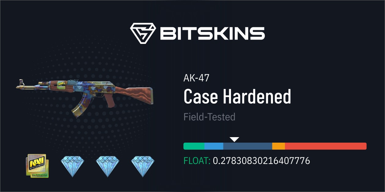 AK-47 | Case Hardened (Field-Tested) - CS2 Item | Buy Now on BitSkins