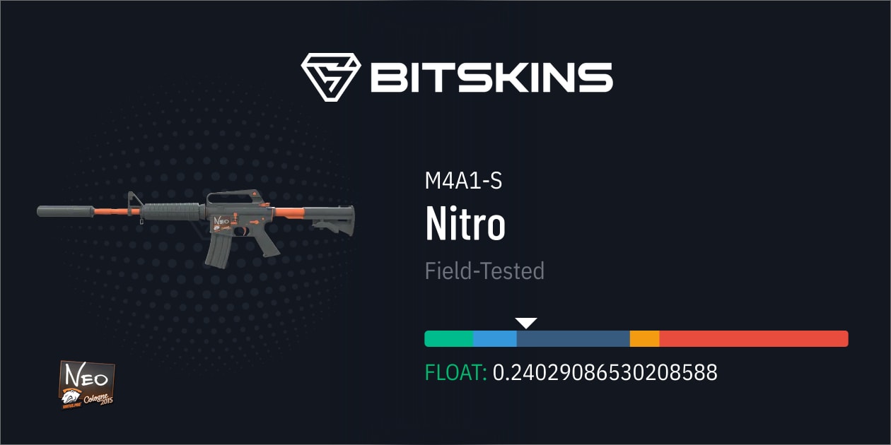 M4A1-S | Nitro (Field-Tested) - CS2 Item | Buy Now on BitSkins