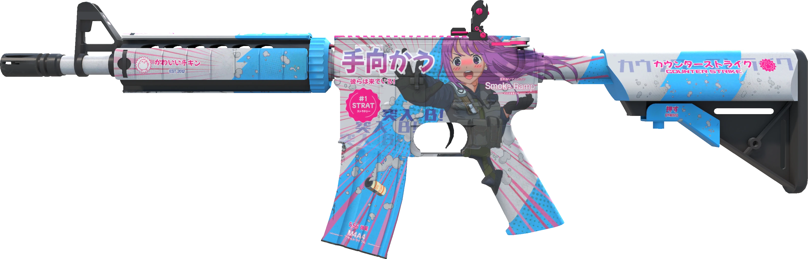 M4A4 | Temukau (Minimal Wear) - CS2 Skins | Find and Trade Your Desired ...
