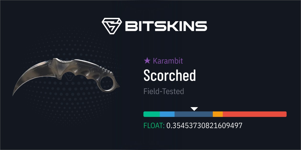 Karambit | Scorched (Field-Tested) - CS2 Item | Buy Now on BitSkins