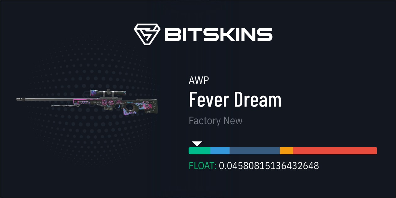 AWP | Fever Dream (Factory New) - CS2 Item | Buy Now on BitSkins