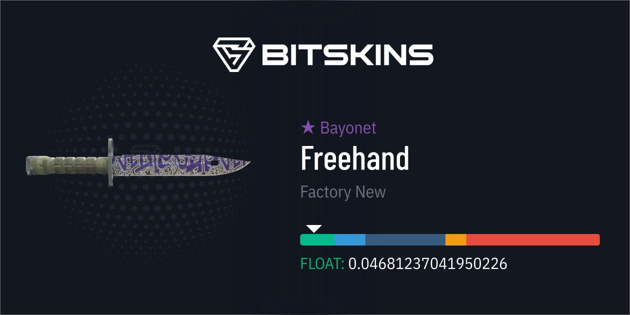 Bayonet | Freehand (Factory New) - CS2 Item | Buy Now on BitSkins