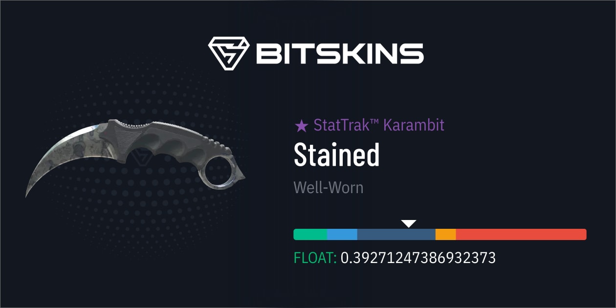 StatTrak™ Karambit | Stained (Well-Worn) - CS2 Скины | Найдите и ...