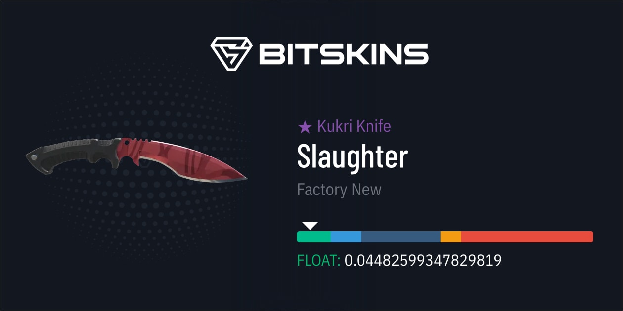 Kukri Knife | Slaughter (Factory New) - CS2 Item | Buy Now on BitSkins