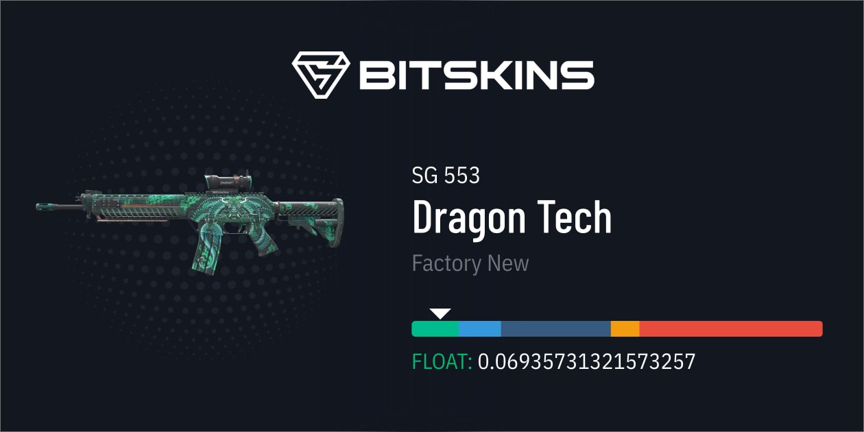 SG 553 | Dragon Tech (Factory New) - CS2 Item | Buy Now on BitSkins