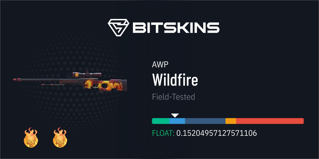 AWP | Wildfire (Field-Tested) - CS2 Item | Buy Now on BitSkins