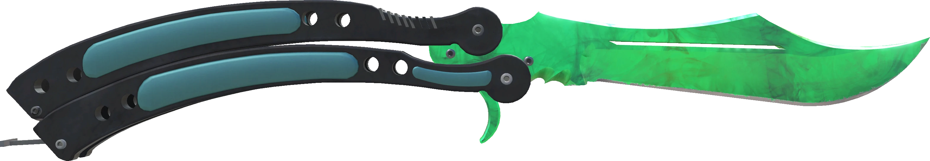 Butterfly Knife | Gamma Doppler Emerald (Factory New) - CS2 Skins ...
