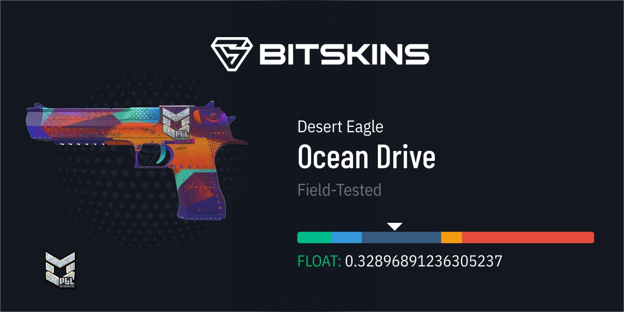 Desert Eagle | Ocean Drive (Field-Tested) - CS2 Item | Buy Now on BitSkins