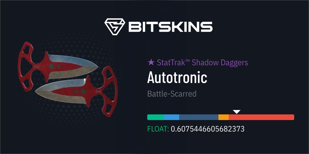 StatTrak™ Shadow Daggers | Autotronic (Battle-Scarred) - CS2 Skins ...