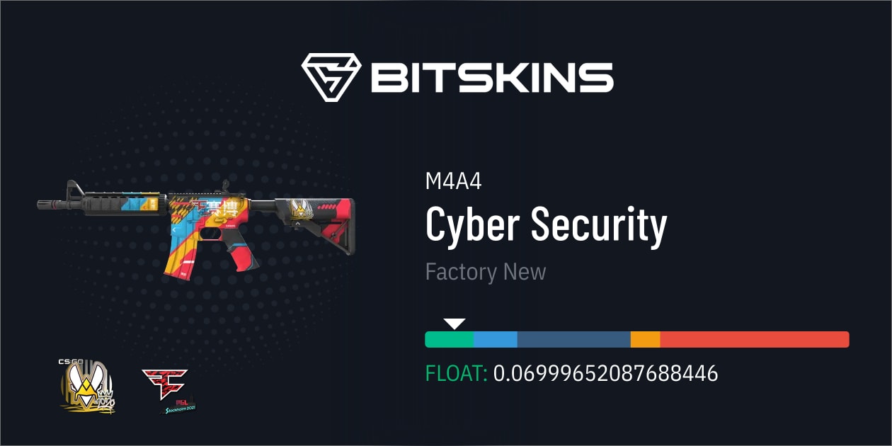 M4A4 | Cyber Security (Factory New) - CS2 Item | Buy Now on BitSkins