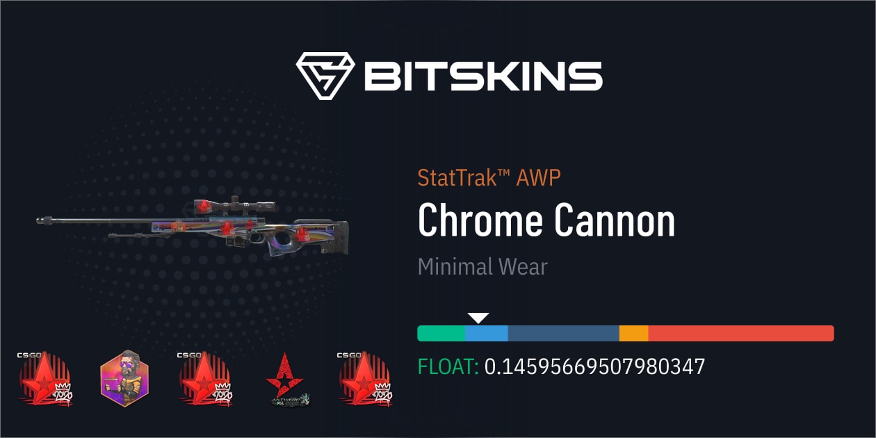 StatTrak™ AWP | Chrome Cannon (Minimal Wear) - CS2 Item | Buy Now on ...